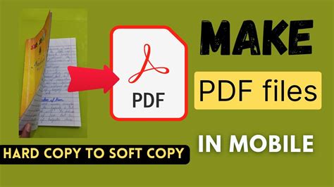 mobile se pdf files kaise banaye how to make pdf files in your mobile device