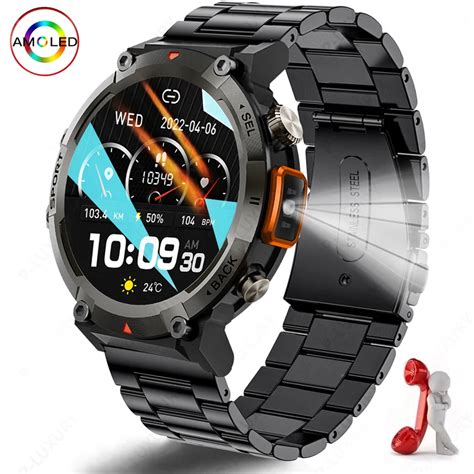 2023 Nowy Zewn Trzny Smartwatch M Ski Z Latark Bransoletka Sportowa