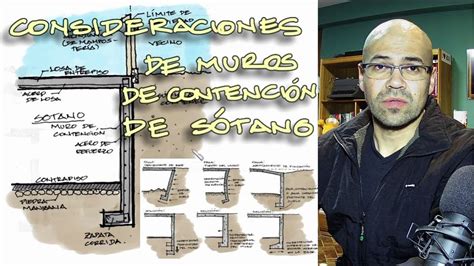 consideraciones sobre muros de contención de sótano YouTube