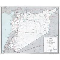 Grande Mapa Pol Tico Y Administrativo De Siria Con Carreteras Ciudades