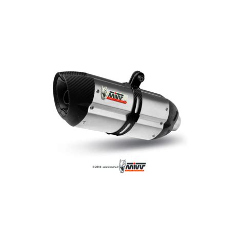 Silencieux MIVV Suono Inox Casquette Carbone Honda XL700V Transalp