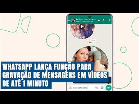 WHATSAPP LANÇA MENSAGENS DE VÍDEO INSTANTÂNEAS Cotia Todo Dia