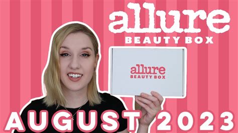 Allure Beauty Box August 2023 YouTube