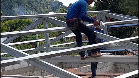 Techo De Metal Estilo 4 Aguas YouTube