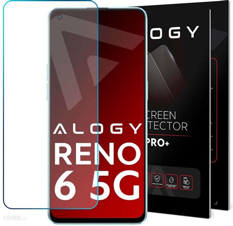 Alogy Szkło Hartowane 9H Ochrona Na Ekran Do Oppo Reno 6 5G Opinie i