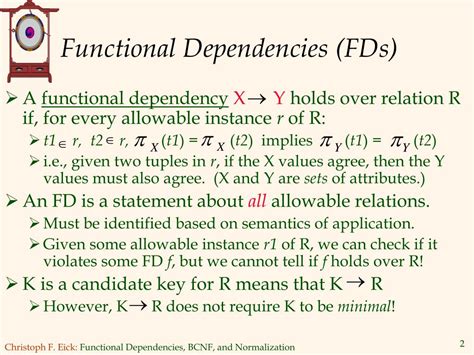 PPT Functional Dependencies BCNF And Normalization PowerPoint