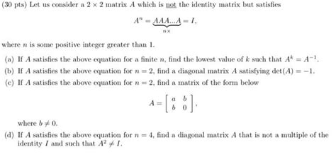 solved an n×aaa…a i where n is some positive integer greater