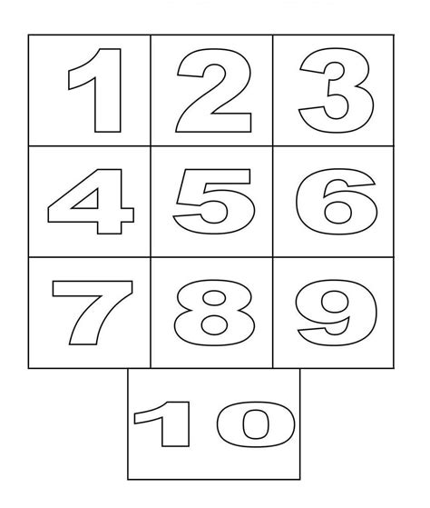 Desenhos De Numeros Para Colorir Pintar E Imprimir ColorirOnline