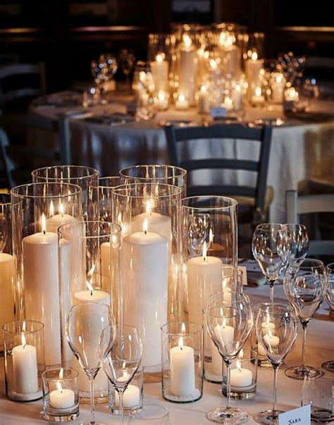 Candle Centerpieces Candle Wedding Centerpieces Candle Lit Wedding