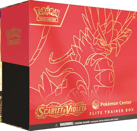 Archivo Escarlata y Púrpura Caja de Entrenador Élite del Pokémon Center