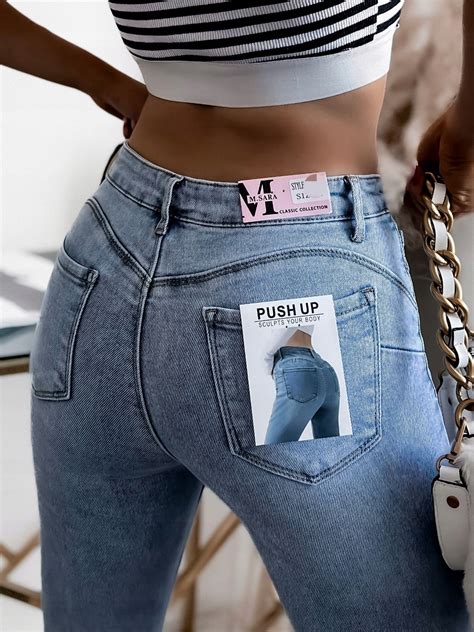 M SARA DAMSKIE Jeansy Spodnie PUSH UP XL 31 13679703630 Allegro Pl