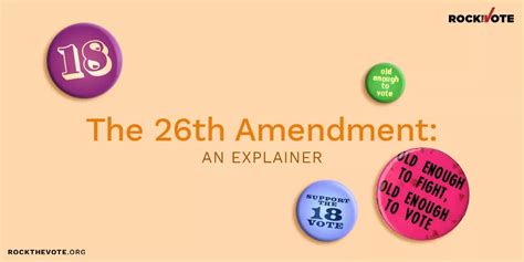 The Th Amendment Rock The Vote