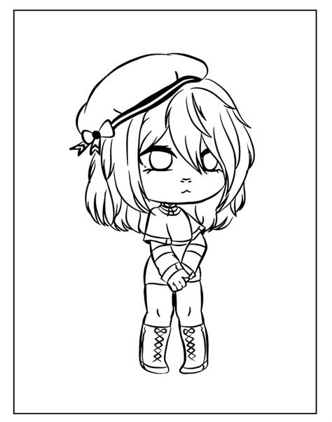 30 Desenhos Para Colorir Gacha Life Pop Lembrancinhas