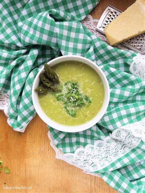 Zupa Szparagowa Z Parmezanem Asparagus Parmesan Soup Lekcje W Kuchni