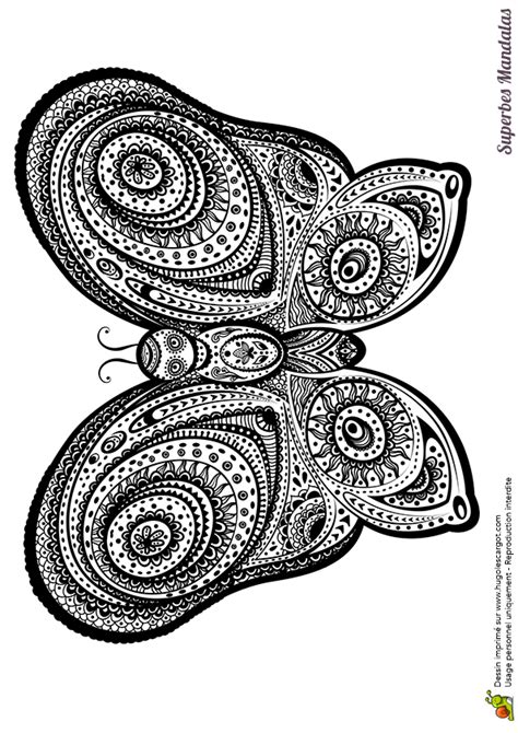 Superbes Mandalas Papillon Geant Page Sur Sur Hugolescargot