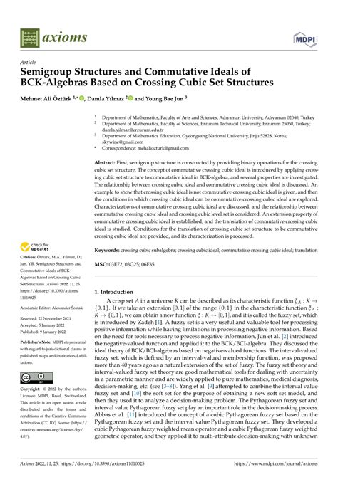 pdf semigroup structures and commutative ideals of bck algebras based on crossing cubic set