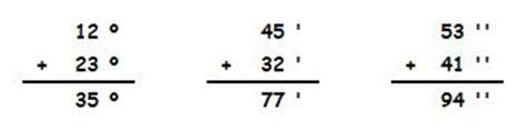 Blog De Aula 1A Suma Y Resta De Grados Minutos Y Segundos MATEMATICA
