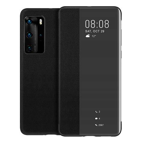 Oryginalne Etui Smart View Flip Cover Pokrowiec Do Huawei P40 Pro Case