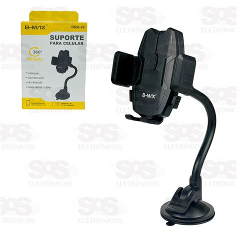 Suporte Para Celular Trava E Ventosa B Max BMG 29