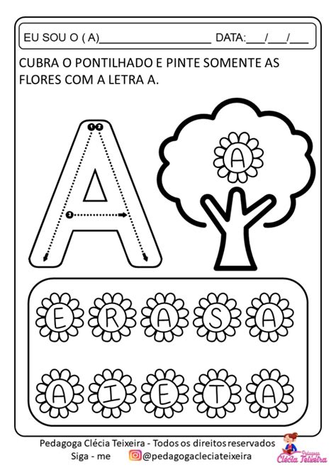 26 Atividades as letras do alfabeto Clécia Teixeira