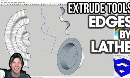 Modeling With EXTRUDE TOOLS For SketchUp Complex Shapes With Extrude