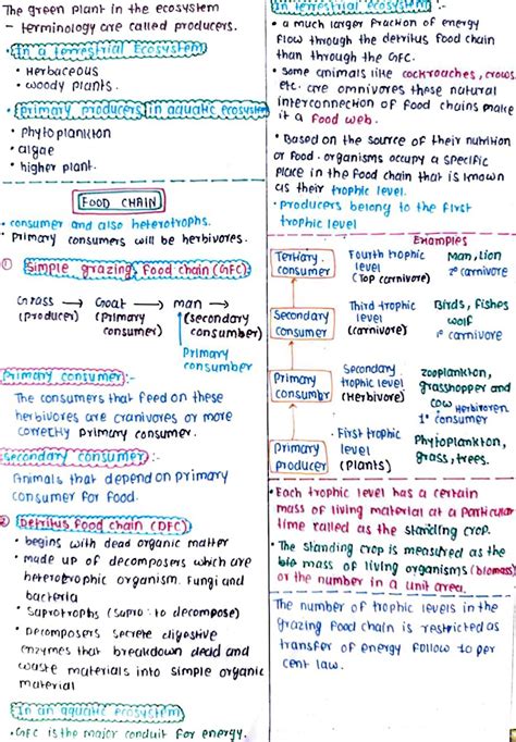 Ecology Biology Last Revision Notes For Neet Th Exam By Neet