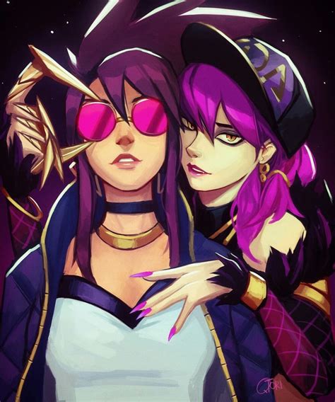 Akali And Evelynn Kda League Of Legends By Qtori Akali And Evelynn Akali And Evelynn Kda