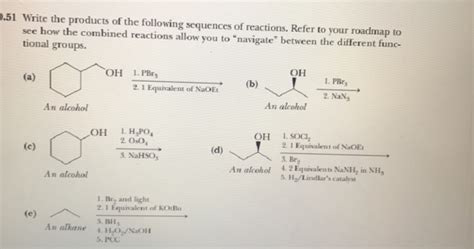 Solved 51 Write The Products Of The Following Sequences Of Chegg