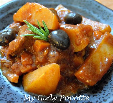 Saut De Veau La Tomate Aux Olives Et Au Romarin Moroccan Food