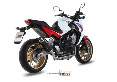 Pot déchappement HONDA CB 650 F Mivv Gp Carbone H 055 L2S Mivv