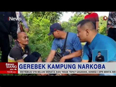 Polres Asahan Gerebek Kampung Narkoba Dua Pengedar Diringkus Saat