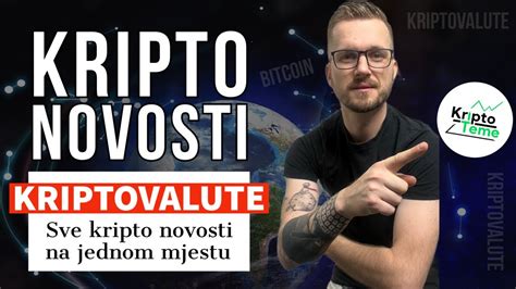 KRIPTO NOVOSTI KOJE ŽELITE ZNATI Kriptovalute novosti YouTube