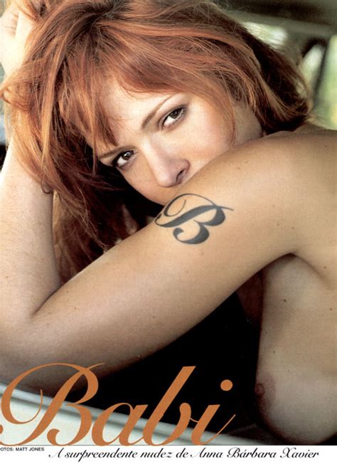 Babi Xavier Nue Dans Playboy Magazine Brasil