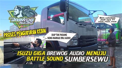 TRUCK ISUZU GIGA FUSO BREWOG AUDIO SIAP DIPASANG STICKER UNTUK BATTLE