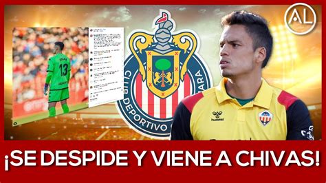 VIENE A CHIVAS ÓSCAR WHALLEY SE DESPIDE DE LUGO AFICIÓN LE DA