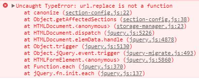 Uncaught TypeError Replace Is Not A Function In Checkout Issue