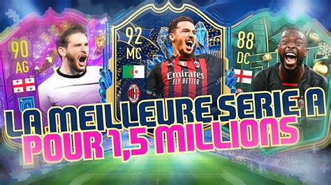 Fifa La Meilleure Equipe De Serie A Pour Millions Youtube