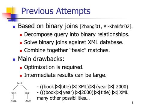 ppt holistic twig joins optimal xml pattern matching powerpoint presentation id 1132163