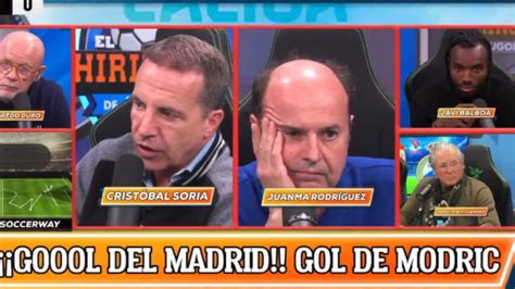 Crist Bal Soria Y Su Rid Culo Se Retrata A S Mismo Con El Gol De Modric
