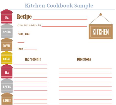 Best Recipe Book Templates In Word Pdf Day To Day Email