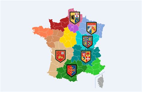 Les insignes des nouvelles régions de la Gendarmerie