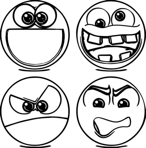 Desenhos De Emo Es Para Colorir Pintar E Imprimir Colorironline