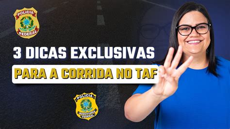 TAF PRF 3 DICAS De Corrida Para TAF Da PRF YouTube