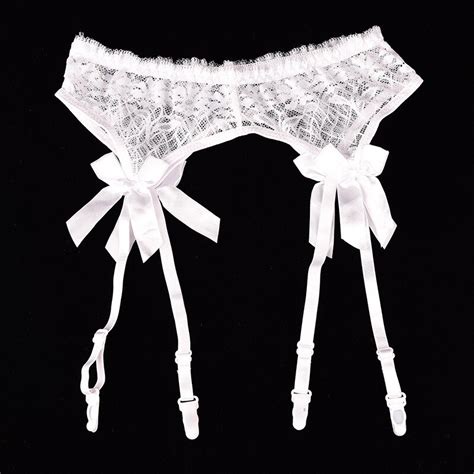 Porte Jarretelle Ensemble De Porte Jarretelles En Dentelle Transparente