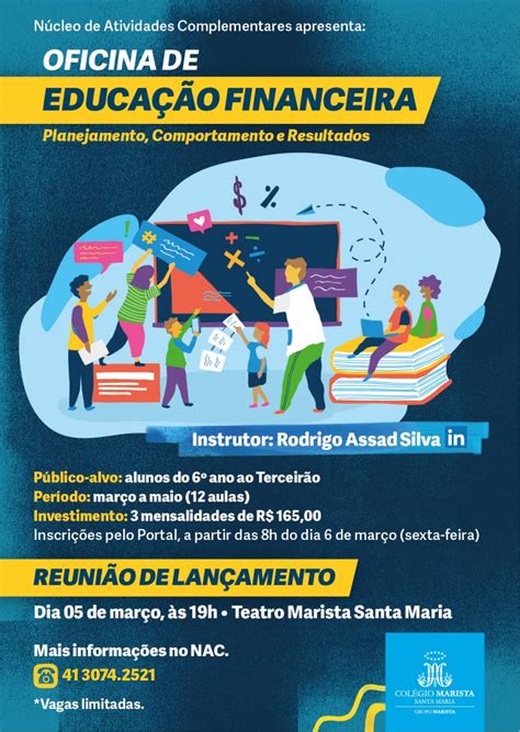 Oficina de Educação Financeira Colégio Marista Santa Maria
