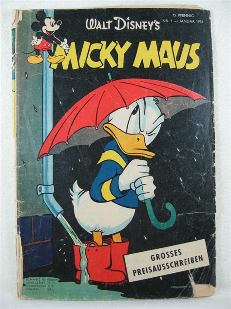 Micky Maus 5 Jahrgang Heft 1 Januar 1955 By Disney Walt 1955
