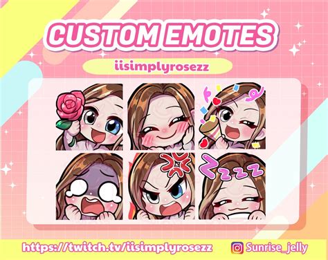 Custom Emotes Twitch Emoji For Streamer Twitch Discord Etsy
