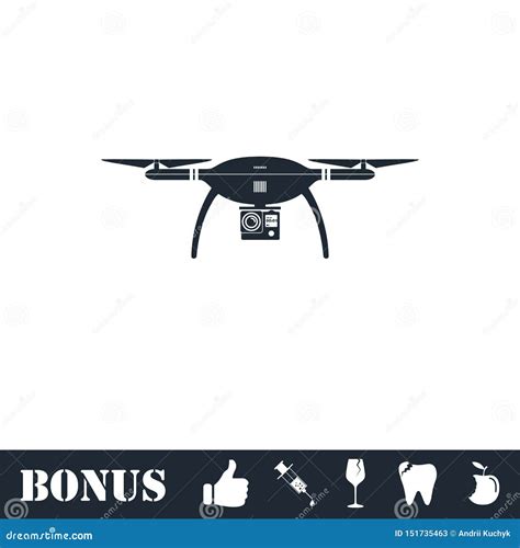 Icono Del Quadrocopter Del Abej N Completamente Ilustraci N Del Vector