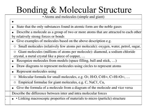 Ppt Bonding Molecular Structure Powerpoint Presentation Free