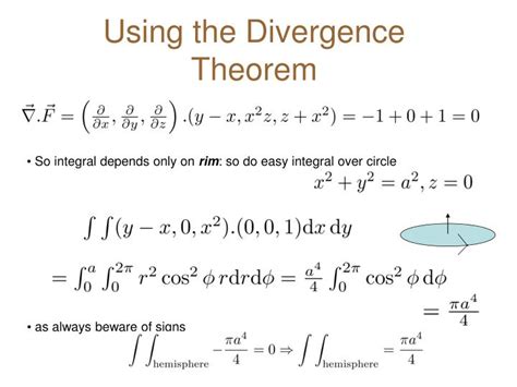 ppt lecture 9 divergence theorem powerpoint presentation id 271593
